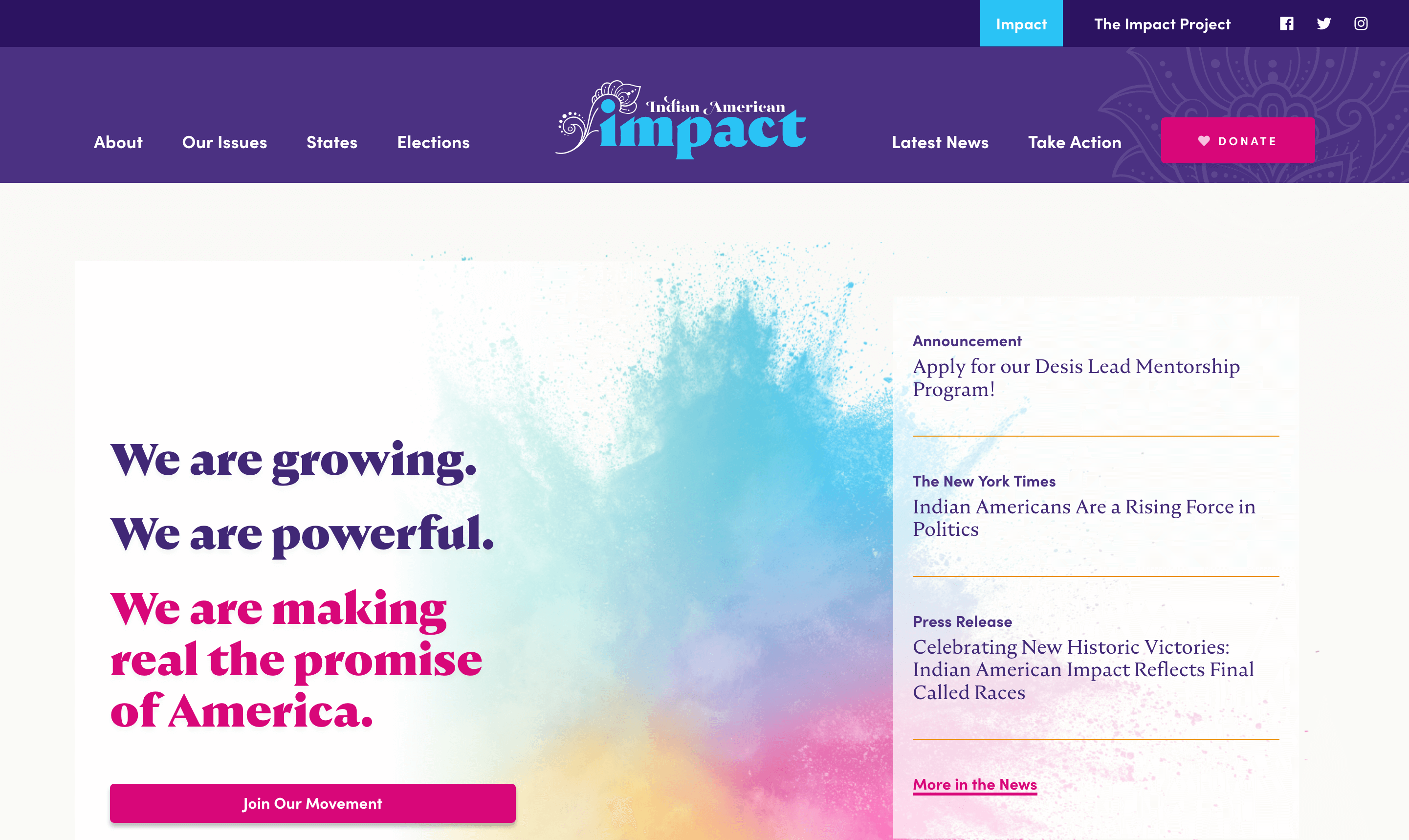 Indian American Impact - Work by Joe Pahl